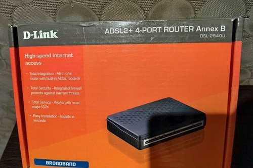 Роутер D-Link DSL-2540U