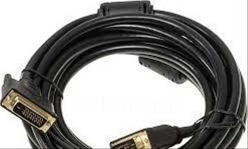 Шнур кабель DVI-DVI 5м, 52256