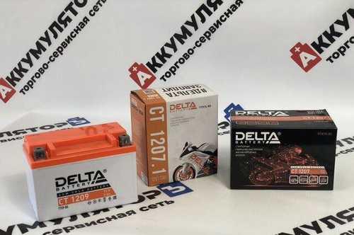 Аккумулятор delta 1207 12v 12A