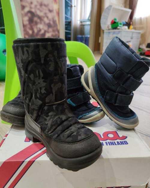Ecco и kuoma сапожки