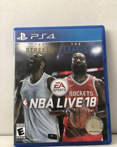 Игра для приставки NBA live 18 ps4