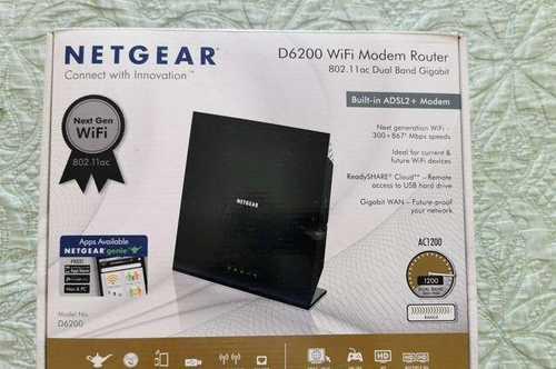Wi-Fi роутер netgear D6200