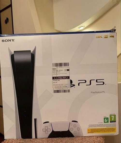 Sony PlayStation 5 с дисководом + камера + пульт д
