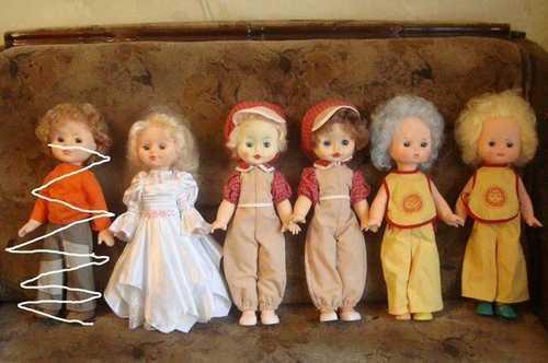 Куклы лен-игрушки
