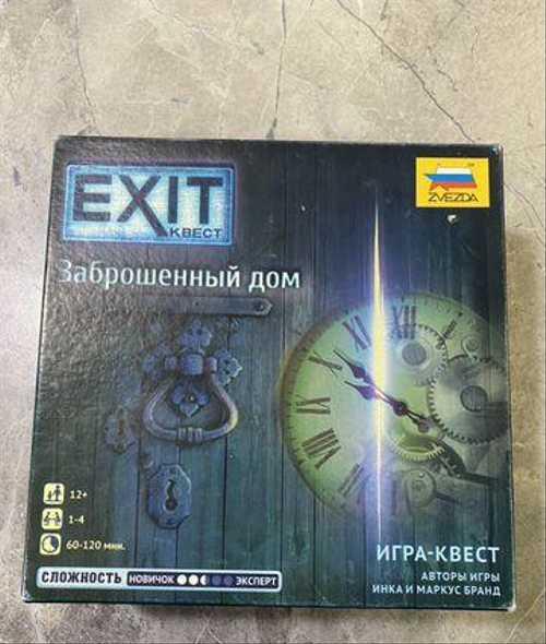 Настольная игра квест exit заброшенный дом