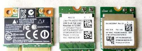 Wifi модули pci и ngff-m2 b/g/n Bluetooth