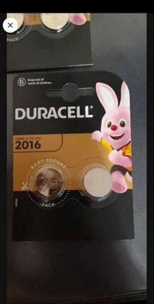 Батарейки duracell 2016