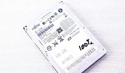 Жёсткий диск 40 GB Fujitsu для ноутбука