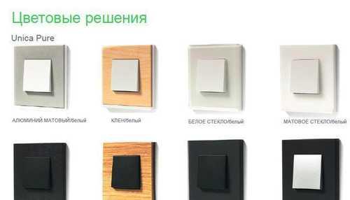 Розетки и выключатели schneider unica NEW