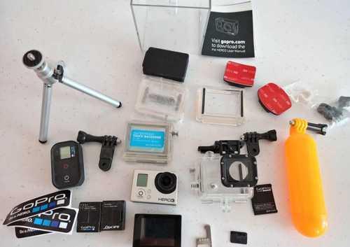 Камера GoPro Hero 3 и аксессуары