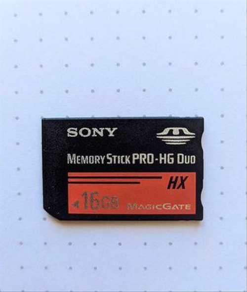 Memory stick pro duo 16gb