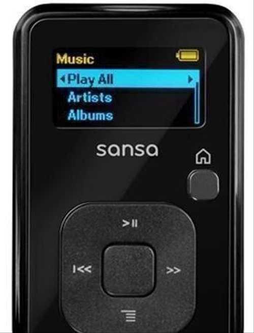 Новый mp3 плеер sansa Clip+