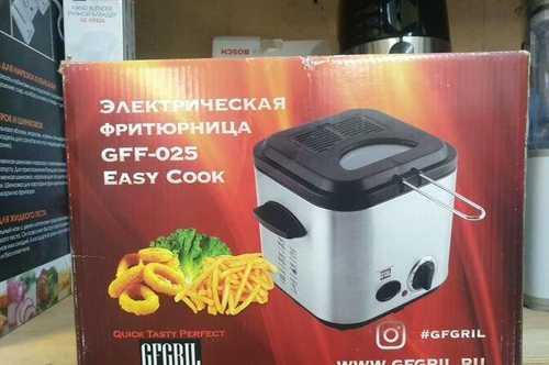 Новая фритюрница GFgril GFF-025 easy cook