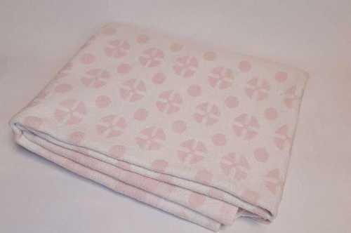 Одеяло детское розовое 100х115 см