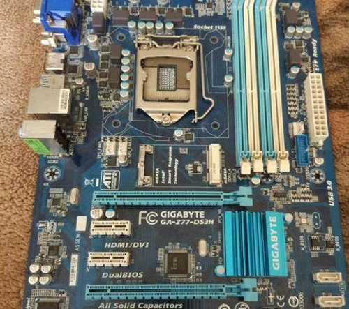 Intel Core i5 3570K + Gigabyte GA-Z77-DS3H