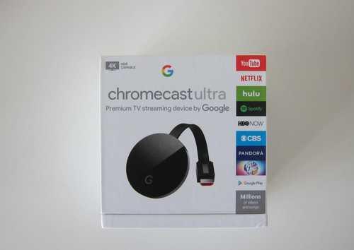 Беспроводной медиаплеер Google Chromecast Ultra 4K