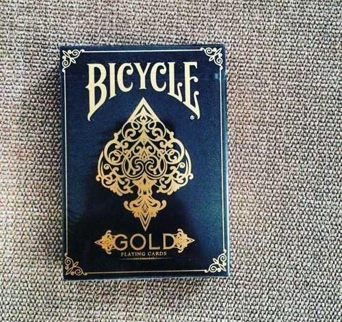 Bicycle gold, карты игральные, для фокусов
