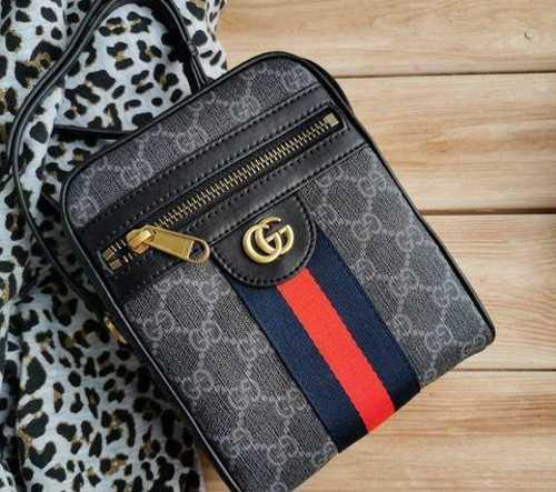 Сумка мужская через плечо Gucci Ophidia GG