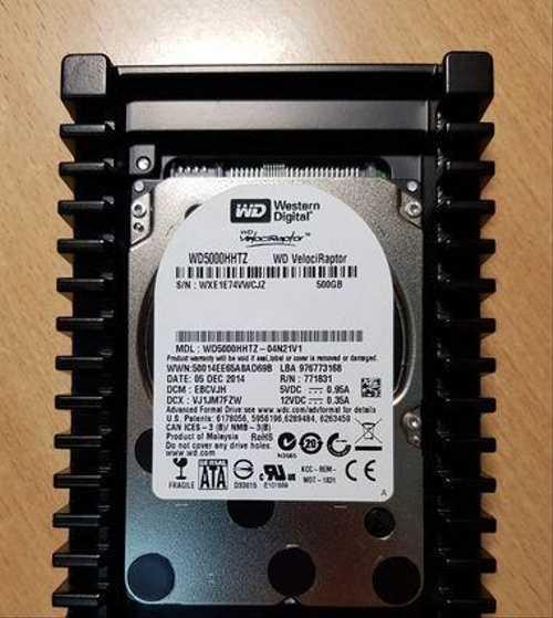 Western Digital 500Gb VelociRaptor WD5000hhtz