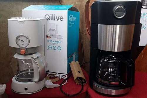 Кофеварка капельная новая Qilive