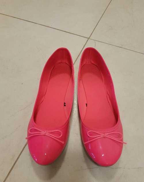 Балетки лаковые HM