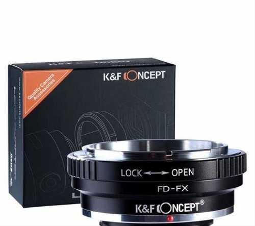 Адаптер K&F concept Canon FD - Fuji FX новый