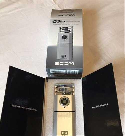 Карманная портастудия с видеокамерой Zoom Q3HD