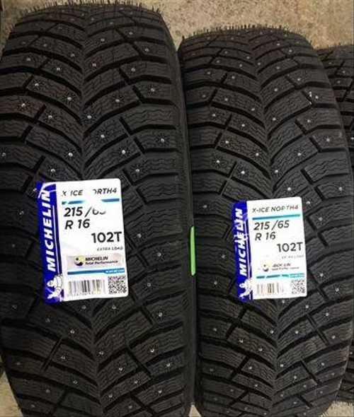 Шина 215 65 r16 102t. Michelin x-Ice North 4 102t.