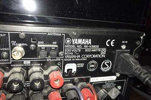 Ресивер yamaha rx v3800, колонки Yamaha NS 777 нап