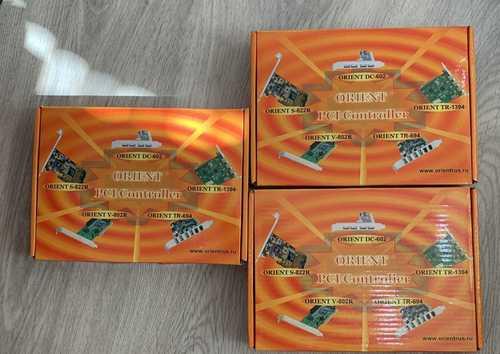 Контроллер 4 port USB 2,0 hub PCI card Orient 602