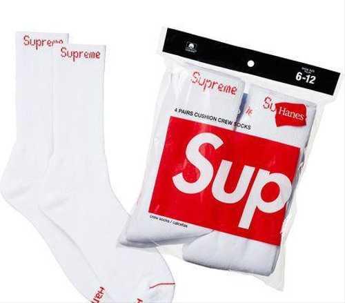 Носки Supreme Hanes Socks (4 Pack)