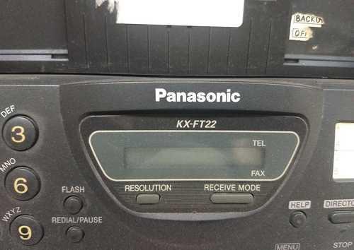 Факс Panasonic KX-FT22