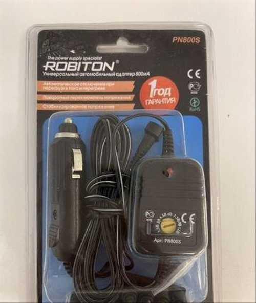 Robiton PN800S 800мА BL1, Адаптер/блок питания авт