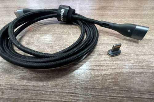 Магнитный кабель USB Type-C (m) - Lightning (m) 1м