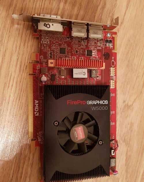 Видеокарта AMD ATI FirePro W5000 2гб (Пара)