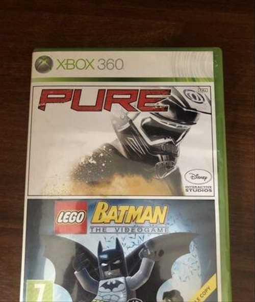 Диски на xbox 360 Pure-Lego Batman