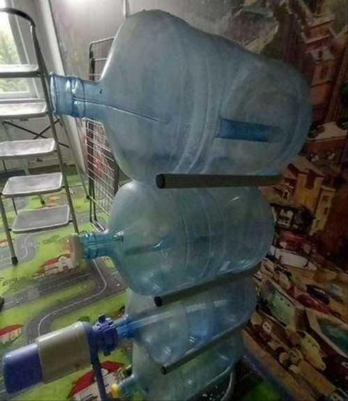 Стойка для 4 бутылей 19л