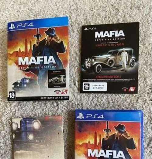 Игра для приставки ps4 Mafia definitive edition. 