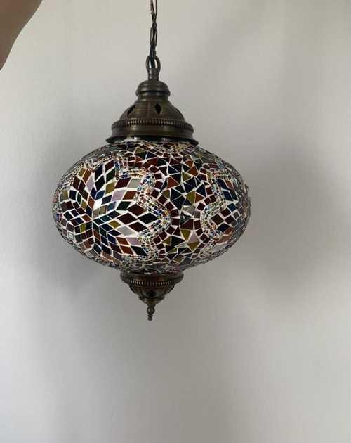 Светильник подвесной из мозаики