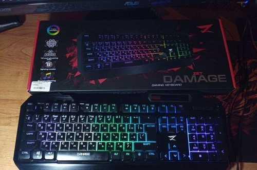 Игровая клавиатура Zet Damage rgb