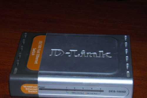 Коммутатор (свитч) D-link DES-1005D