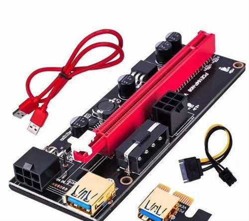 Новые райзера для видеокарт PCI-e (molex)