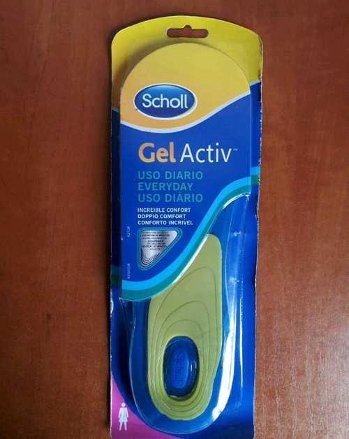 Новые стельки для обуви Scholl GelActiv