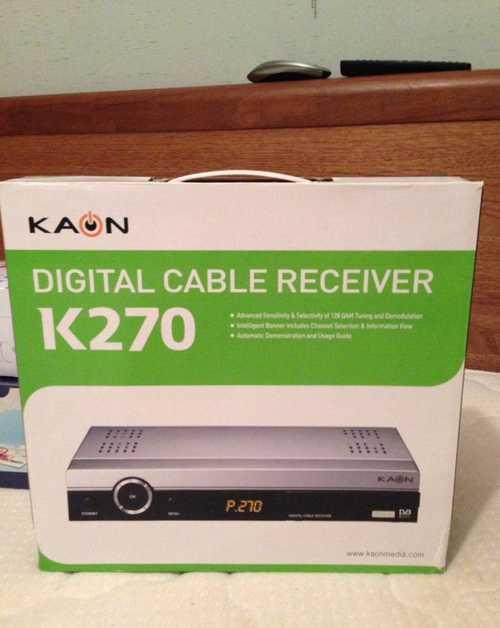 Цифровая приставка(digital cable receiver) kaon K2