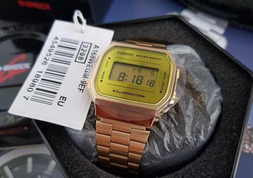 Новые часы ретро montana casio a168wegm-9ef
