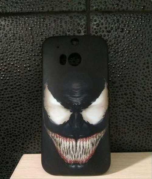 Чехол для HTC One m8 с крутым принтом Venom