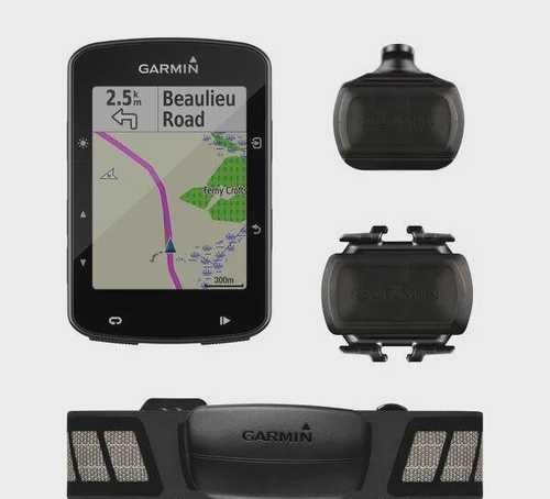 Велокомпьютер С GPS garmin edge 520 plus bundle