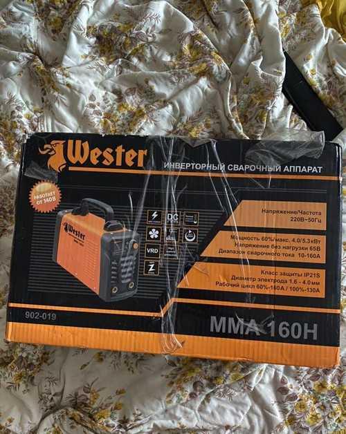 Инвентарный сварочный аппарат Wester MMA 160H