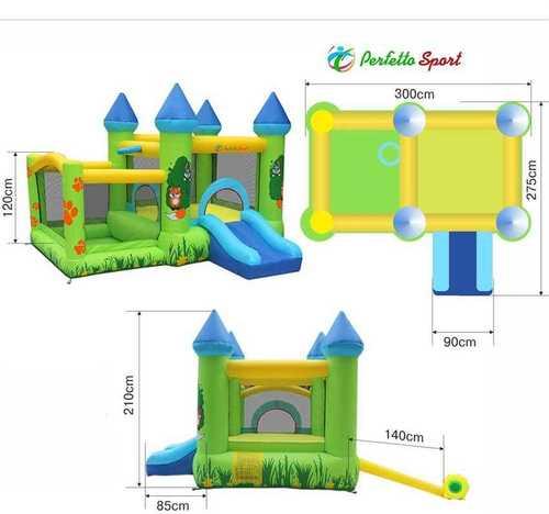Батут надувной