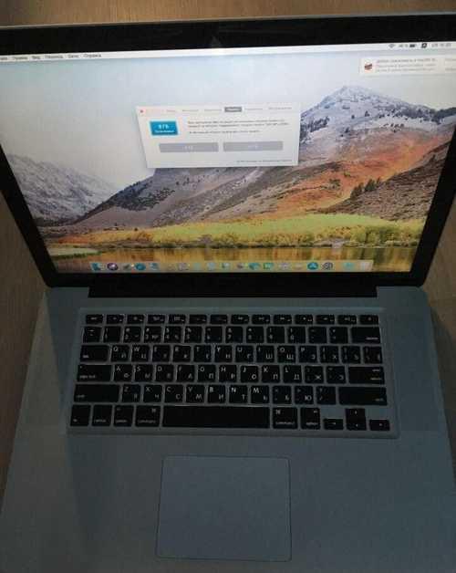 Macbook pro 15 A1286 2011год